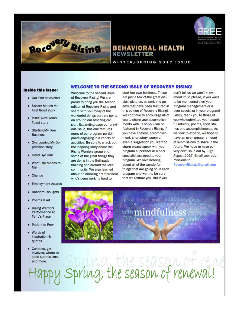 Recovery Rising - Winter / Spring 2017 - FREE