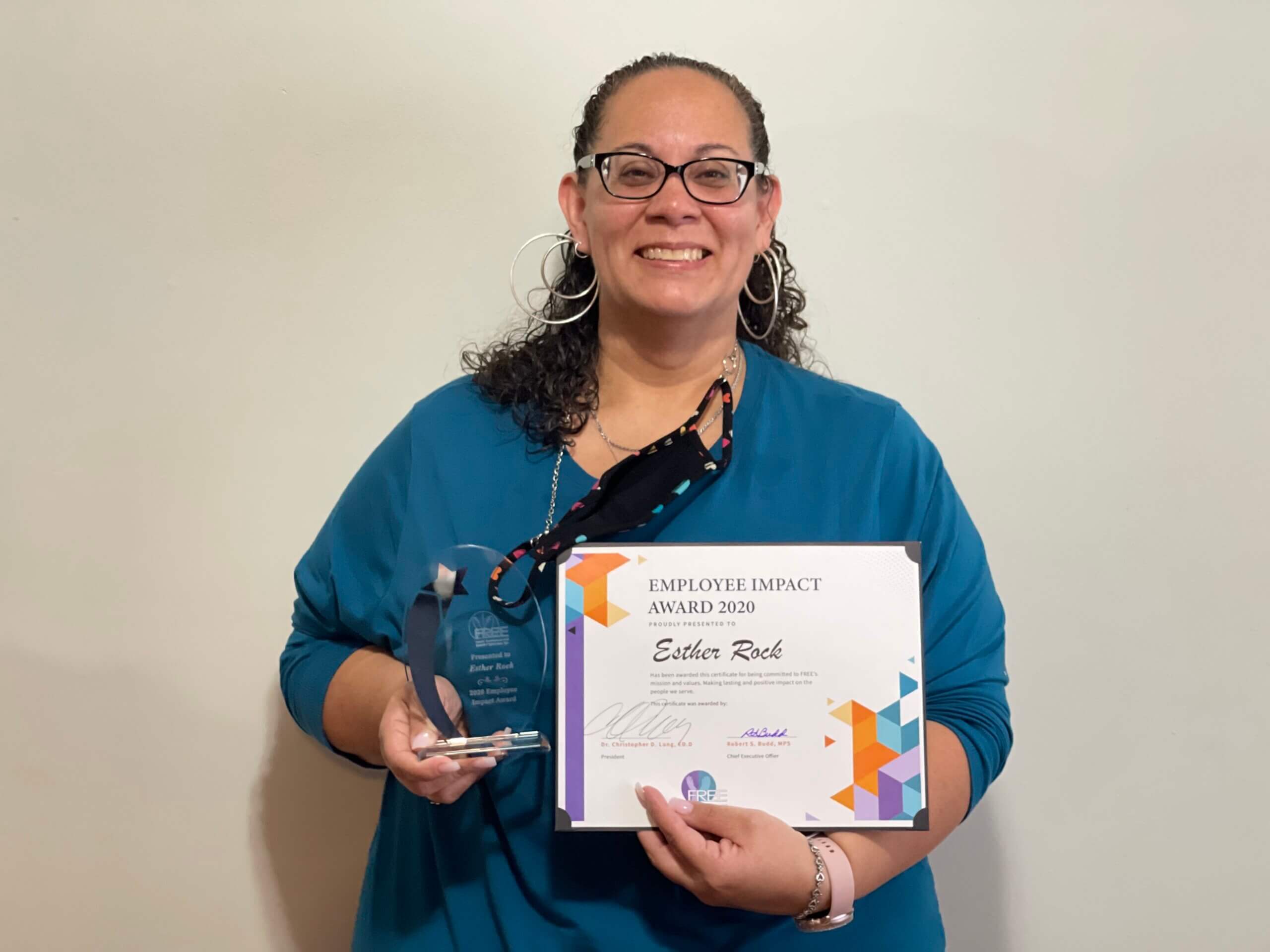 Esther Rock - Employee Impact Award Winner!! - FREE